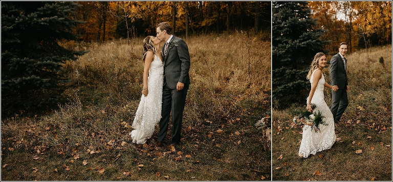 Romantic Boho Modern Wedding | Rochester Minnesota | Alder & Root ...